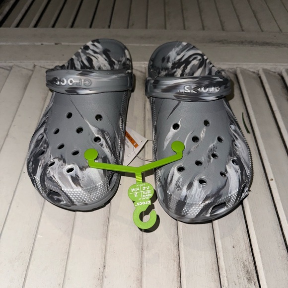 CROCS | Shoes | Crocs Grey Marble Unisex | Poshmark